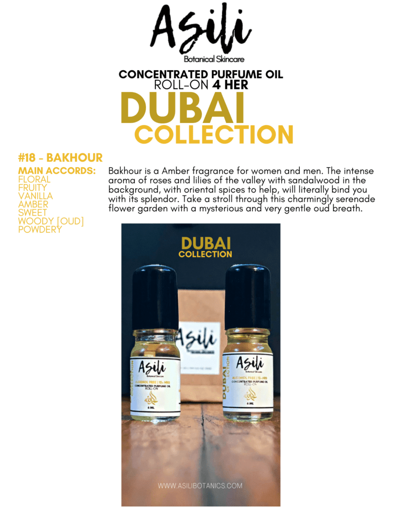 Dubai Collection- PURFUME OILS 4 HER – Asili Botanics