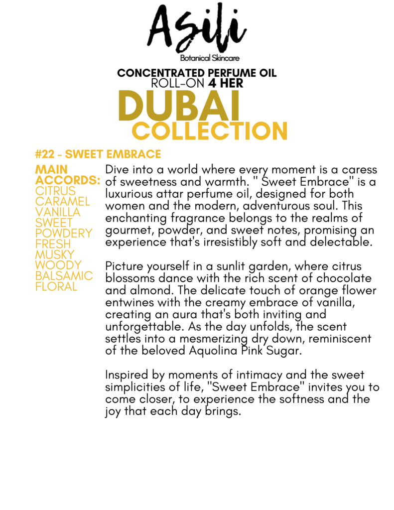 Dubai Collection- Perfume OILS 4 HER – Asili Botanics